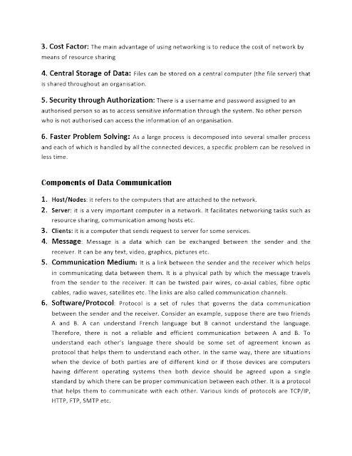 An Informatory Blog For Students: NOTES OF NETWORKING CLASS-12 IP
