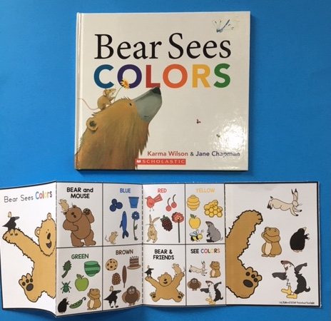 Bear Sees Colors Book Craft "No Prep" ~ Preschool Printables