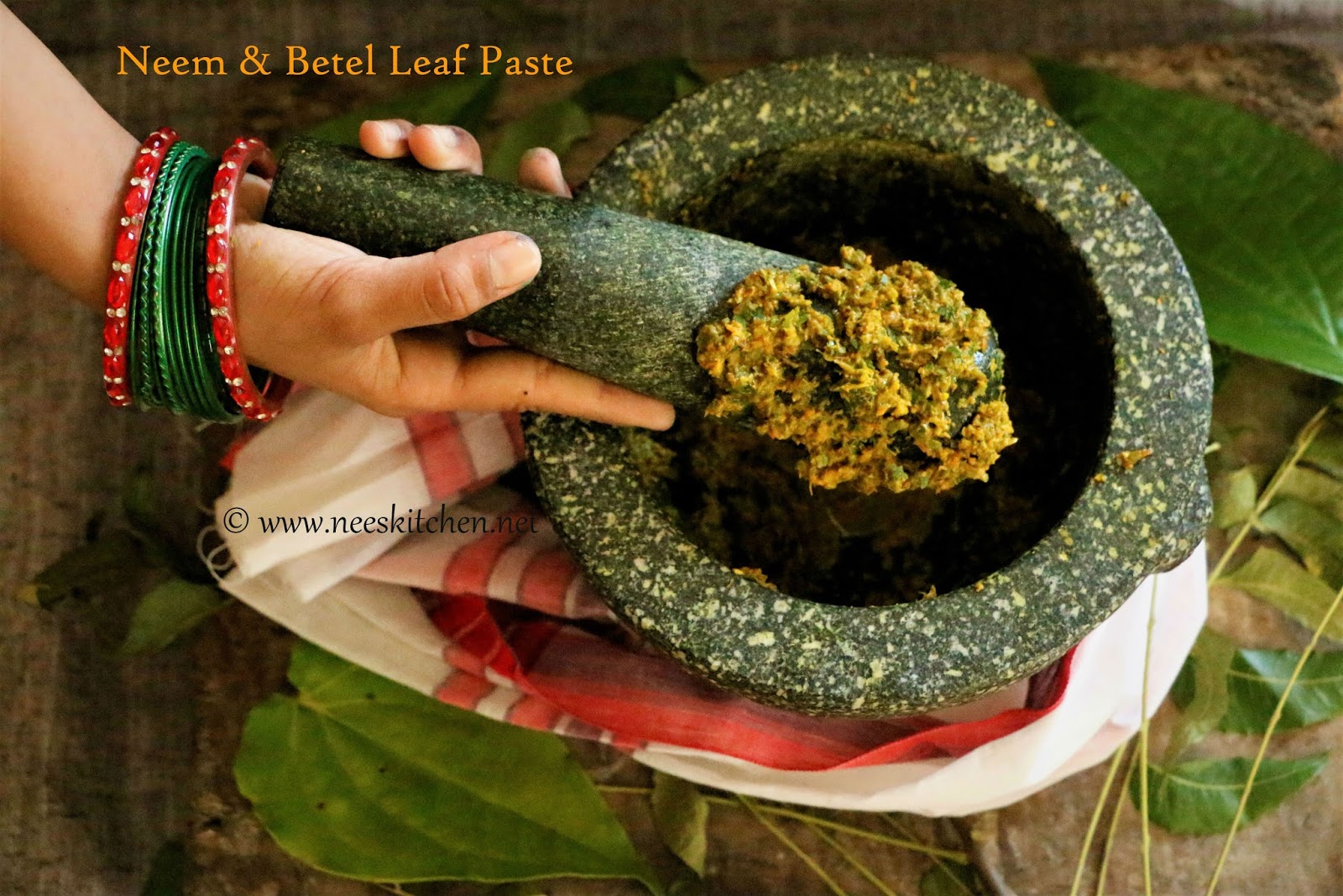 Neem & Betel leaf Paste – Heirloom Stomach Cleanser - Nee's Kitchen