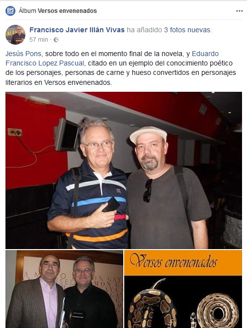 Diario de Francisco Javier Illán Vivas: Versos envenenados: Jesús Pons ...
