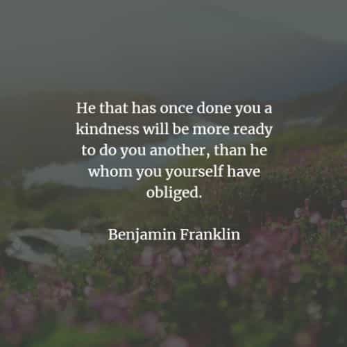 70 Famous quotes and sayings by Benjamin Franklin