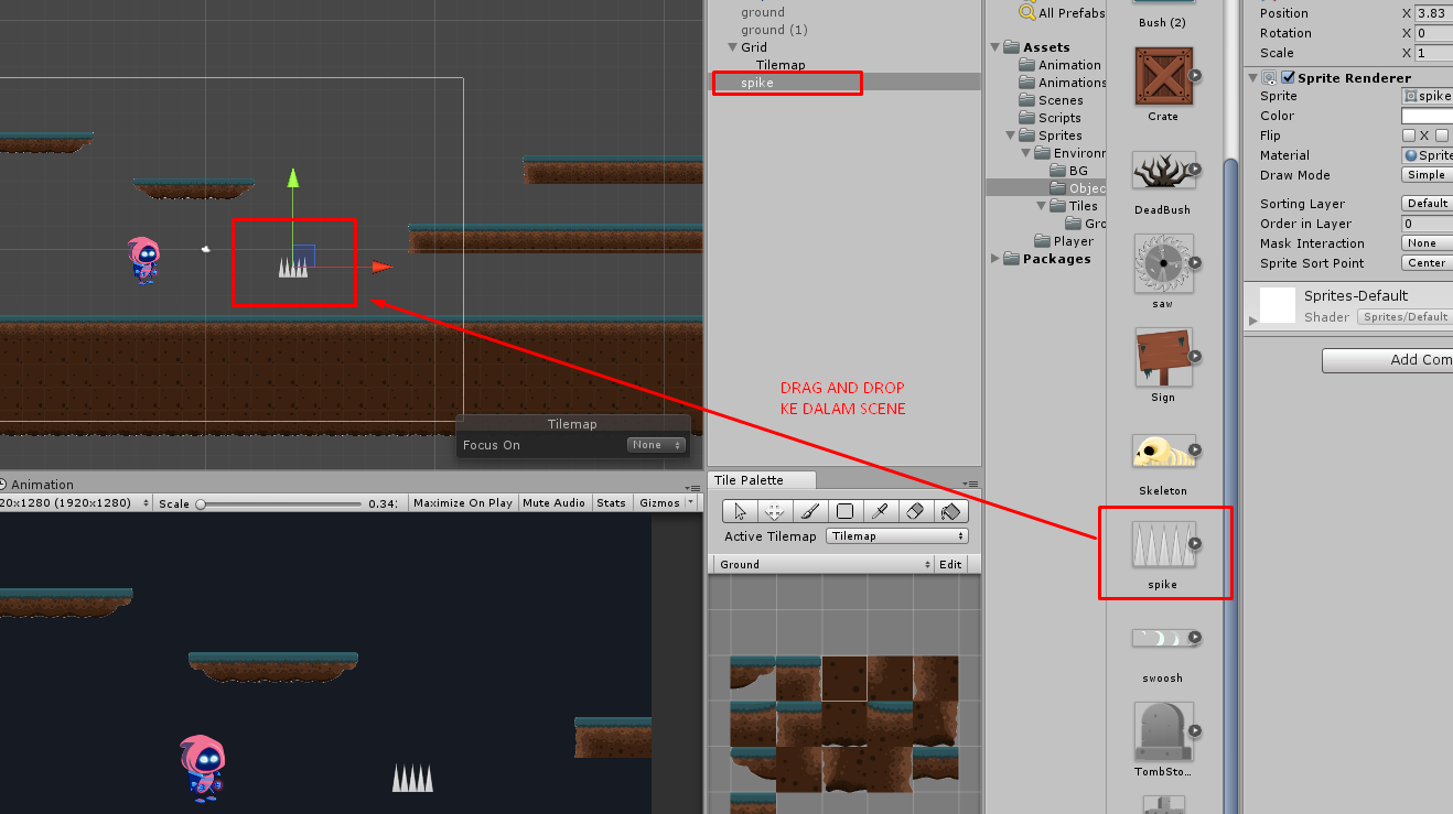 Cara Terbaru Membuat Game 2D Platformer Sederhana dengan Unity PART 4 - Unity Tutorial Indonesia ...