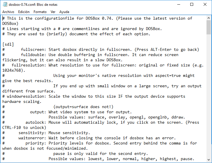 Wonderful Slippery Thing: Instalando DOSBox y Enhanced Debug para ...
