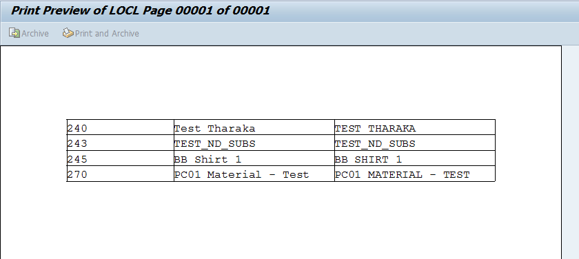 SAP Dima: A SAP program with a selection screen, an ALV and a smartform