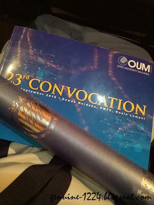 aku dan sesuatu....: OUM Convocation 23 : The Convocation Day