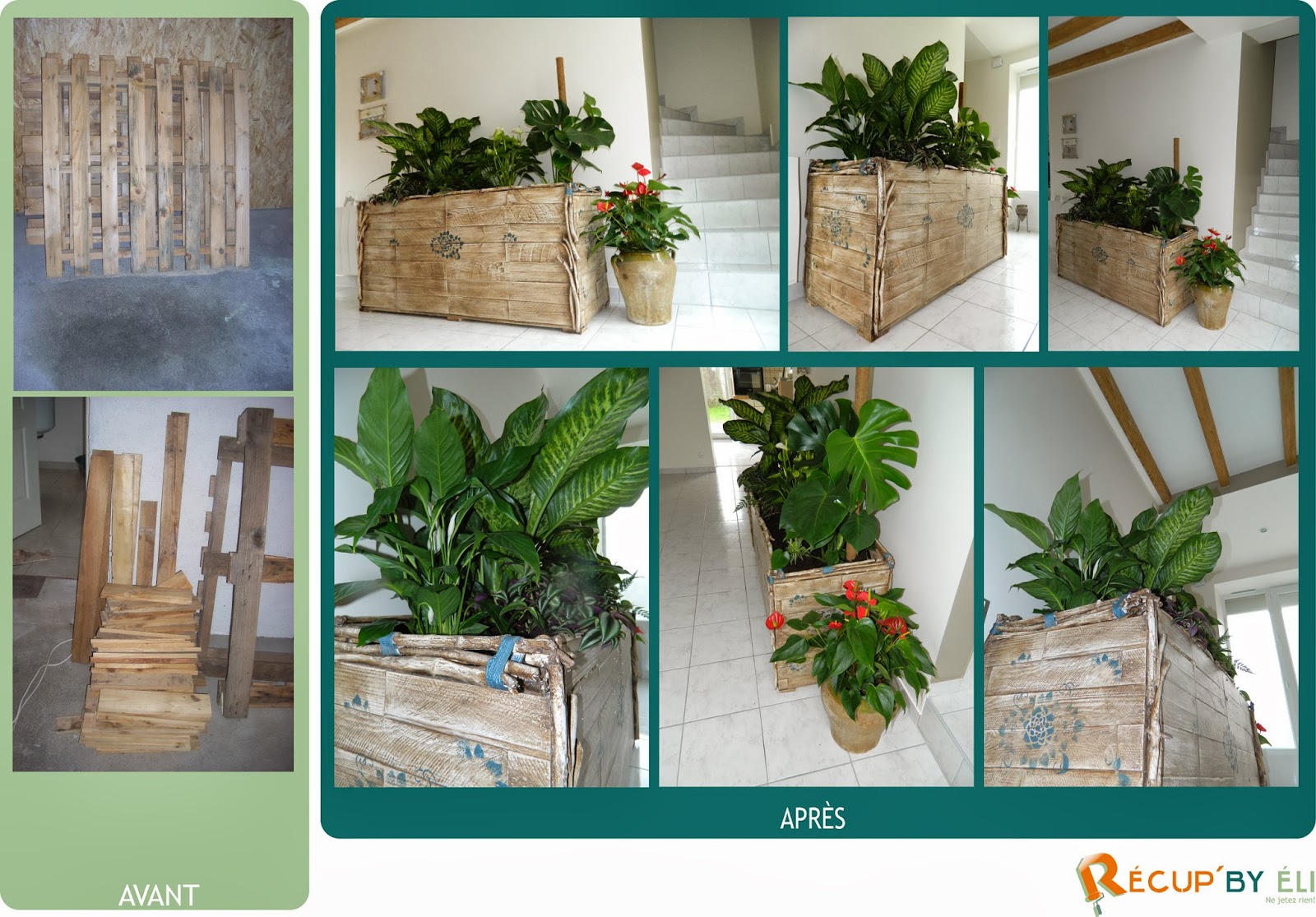 Création récup', le bac à plantes...