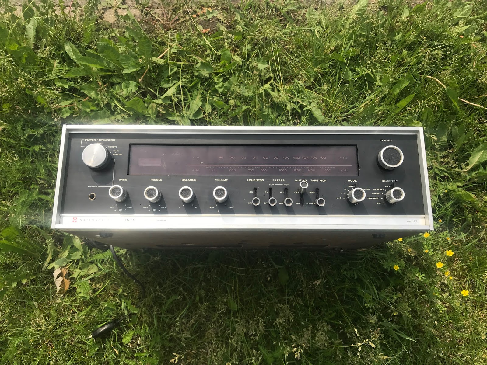 Infrequent Sound [sex.tex] technology: National Panasonic SA-65 Stereo ...