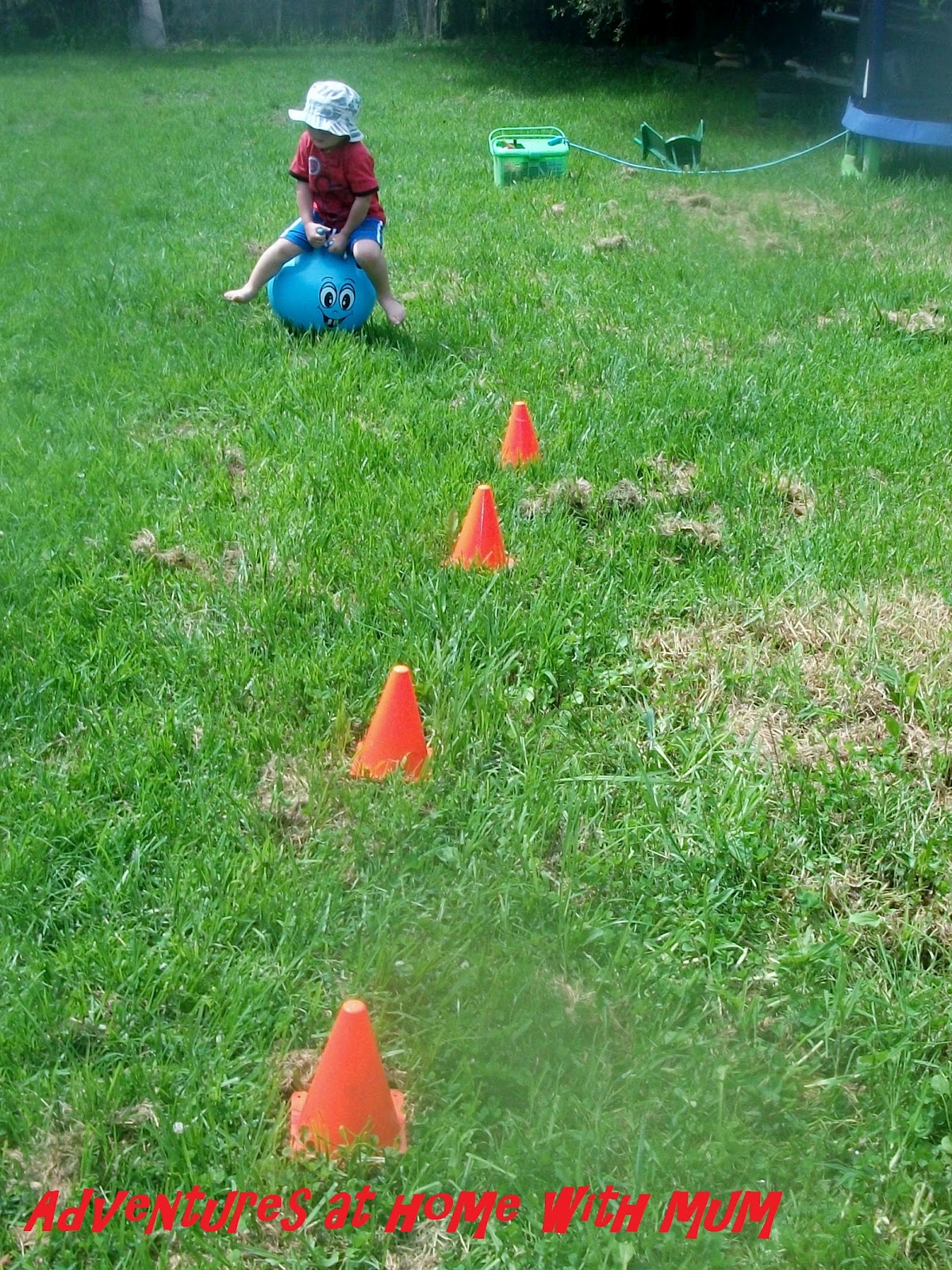 Adventures at home with Mum: Outdoor Obstacle Course