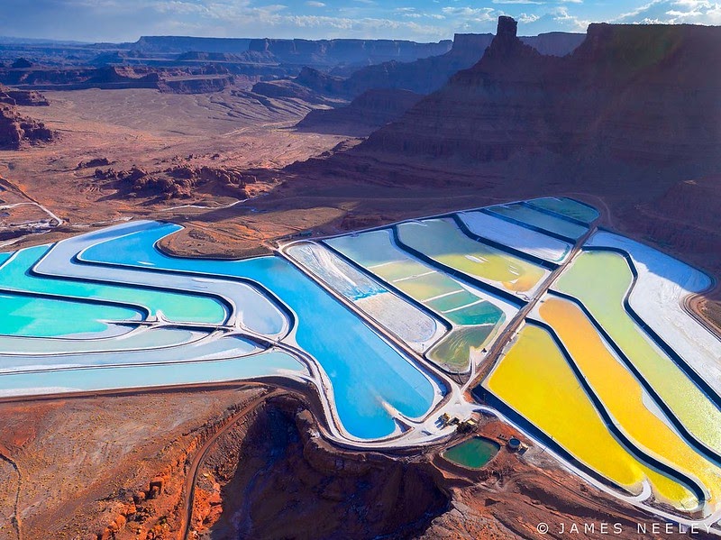 Potash Evaporation Ponds