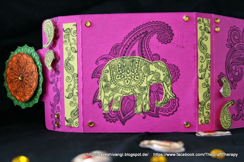 The Craft Therapy: Indian Theme scrapbook mini album