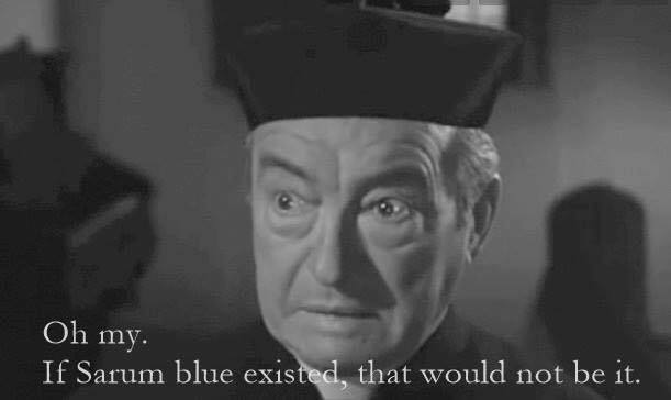 Klave Centesca THE BLOG: Sarum Blue is at once most blue and also....violet