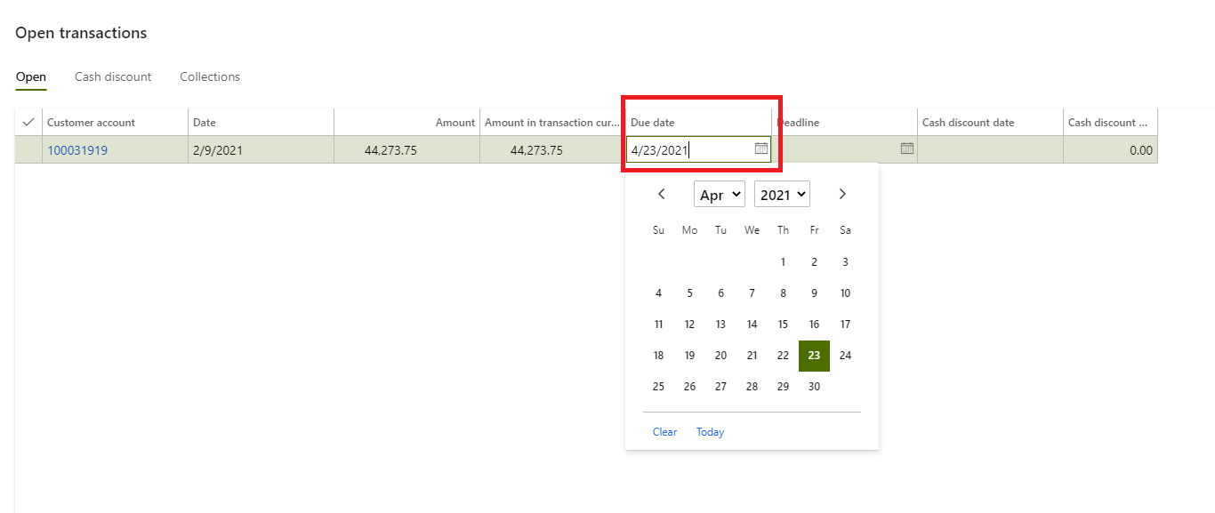 AX/D365 Technical Blog: Update Due date of a transaction in D365 ...