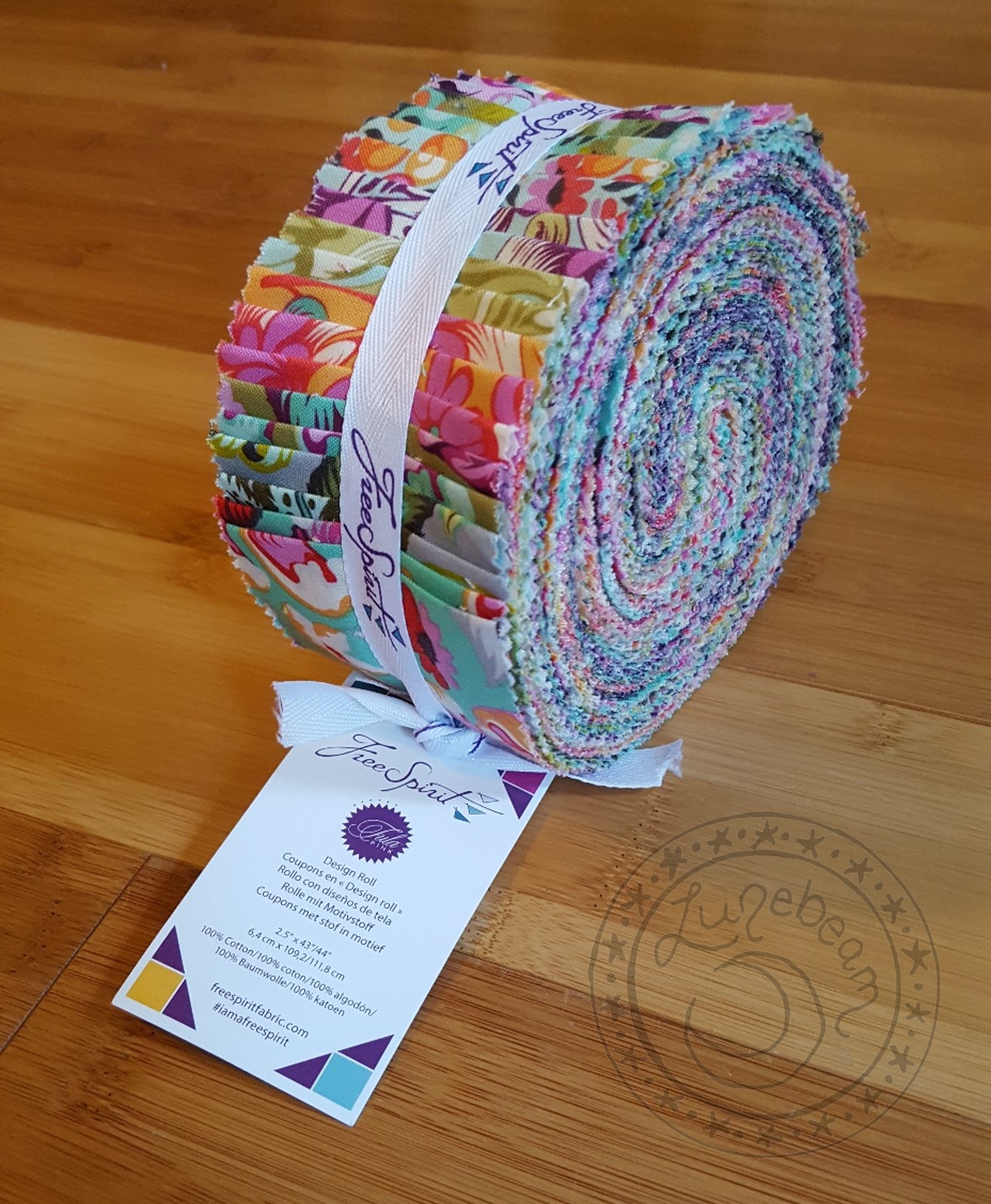 Lunebeam: 1600 Inch Quilt Top / Jelly Roll Race Quilt Top