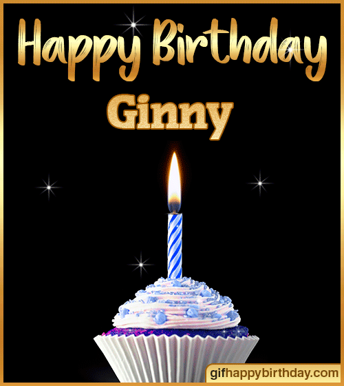 Wish Happy Birthday GIFs with Name Ginny