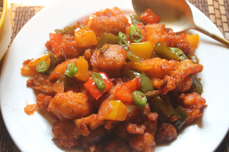 Chilli Gobi Recipe | Chilli Cauliflower Recipe