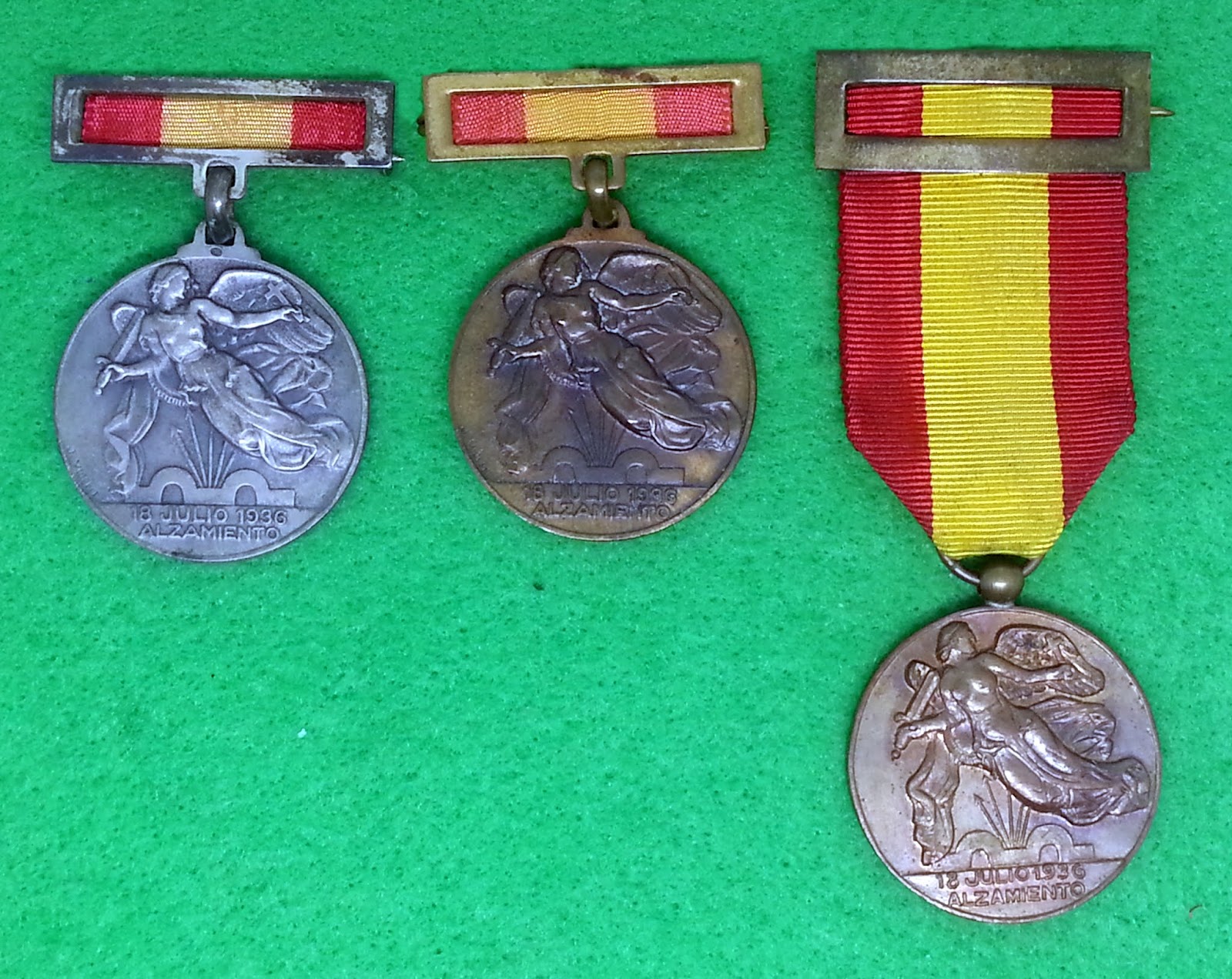 MEDALLAS E INSIGNIAS DE LA GUERRA CIVIL POSGUERRA Y FRANQUISMO ...