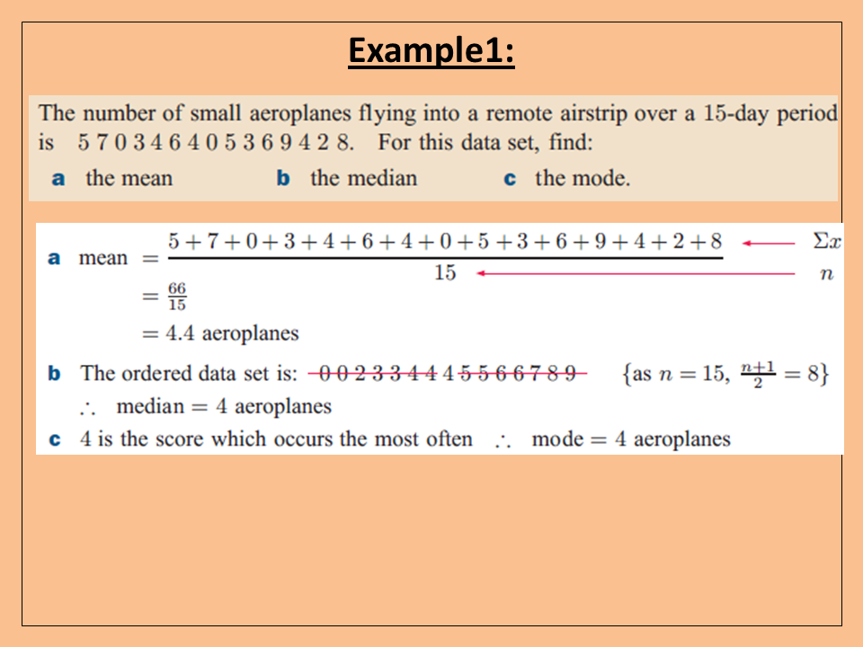 Math 9: CHAPTER 8 - STATISTICS