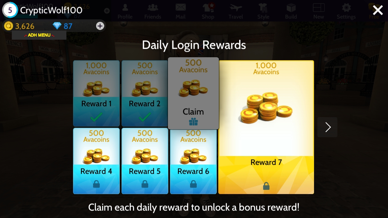 Avakin Life Mod Menu v.1.033.04