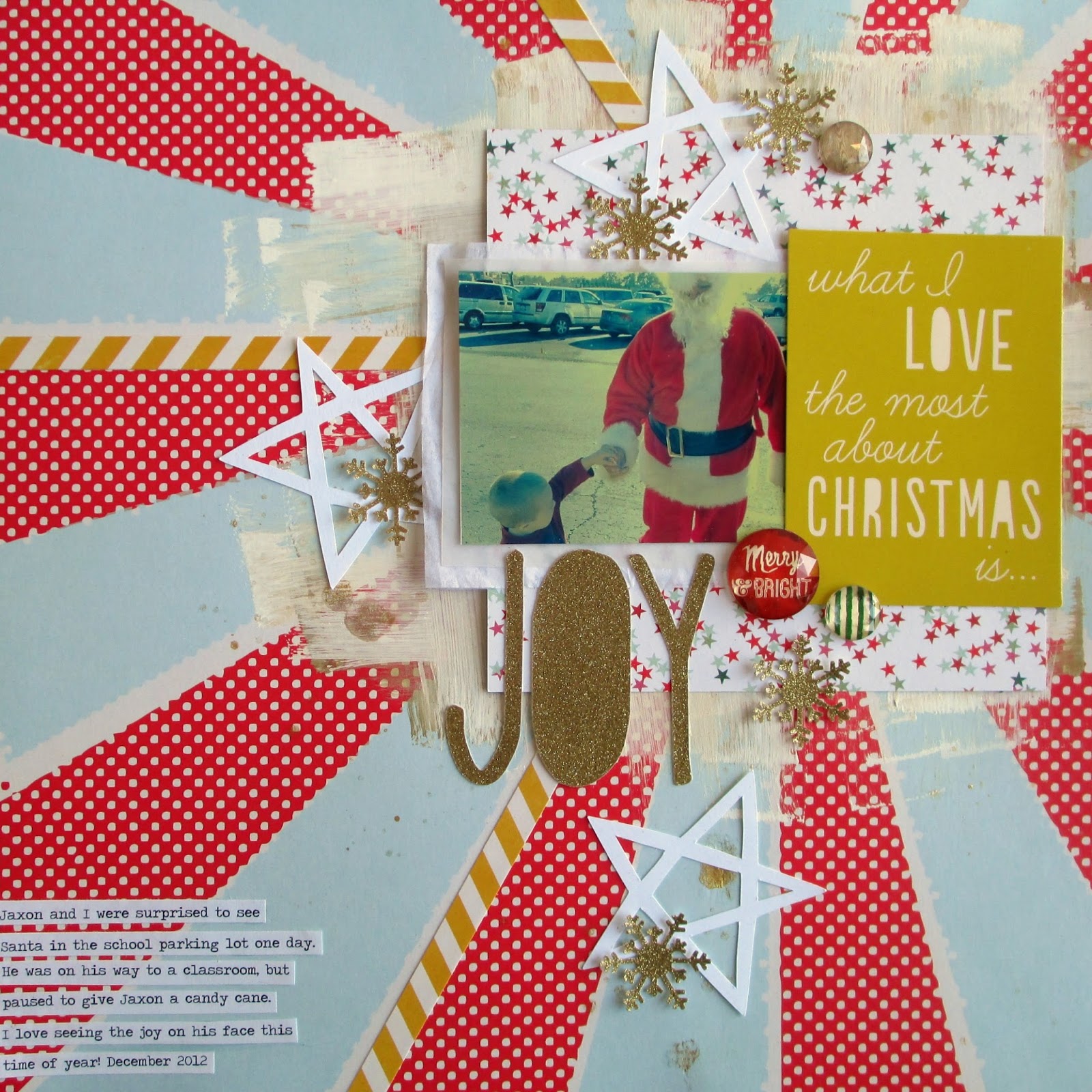 Precocious Paper: Scrapbook Circle All Is Bright Blog Hop