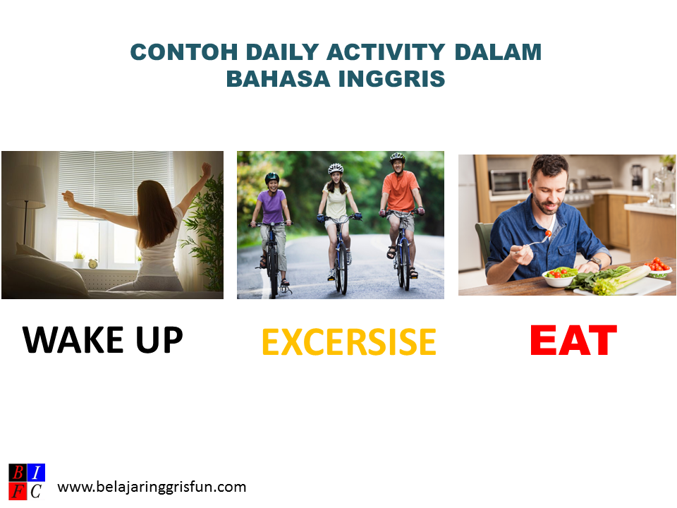 Contoh Daily Activity Untuk Pelajar, Mahasiswa, Pegawai dan Artinya ...