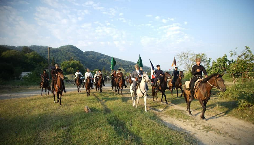 Circassian horsemen covered more than 150 kilometers in four days