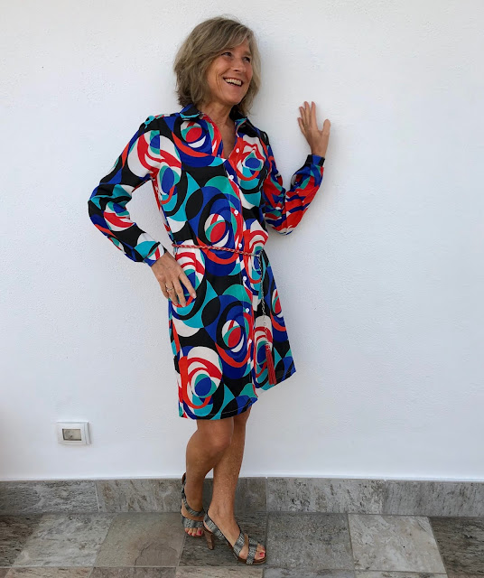 Colorful Shirt Dress!