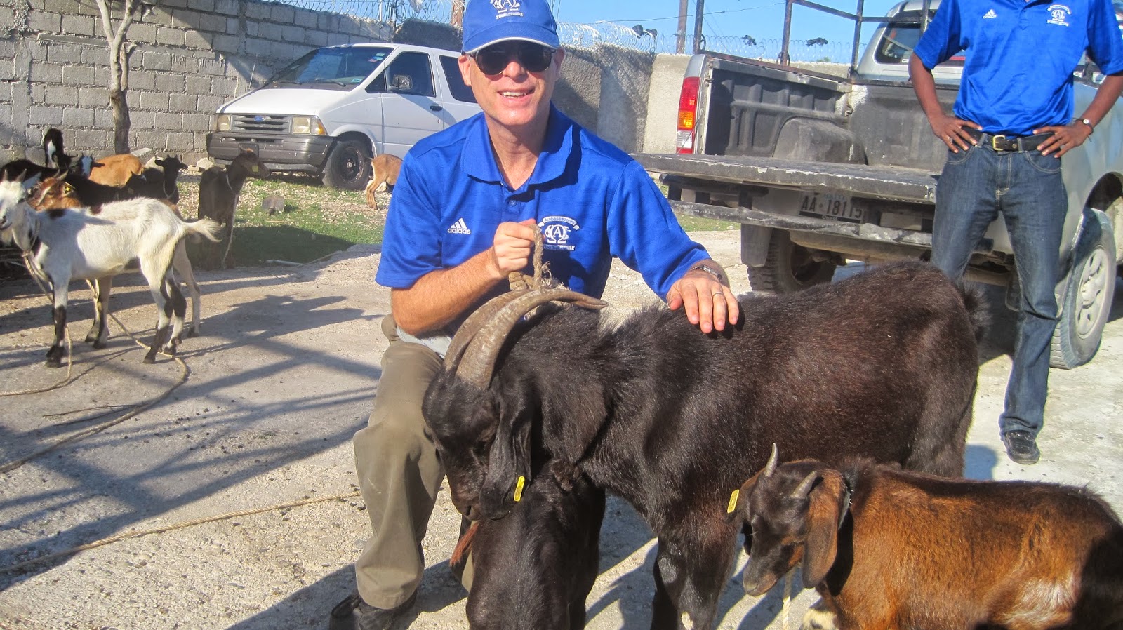 Mears Ministry in Haiti: Our first distribution of goats to our players!