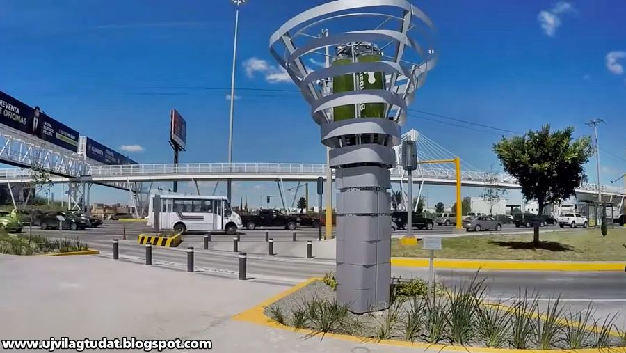 A mexikói BiomiTech 4 méter magas mikroalga fája 400 valódi fa ...