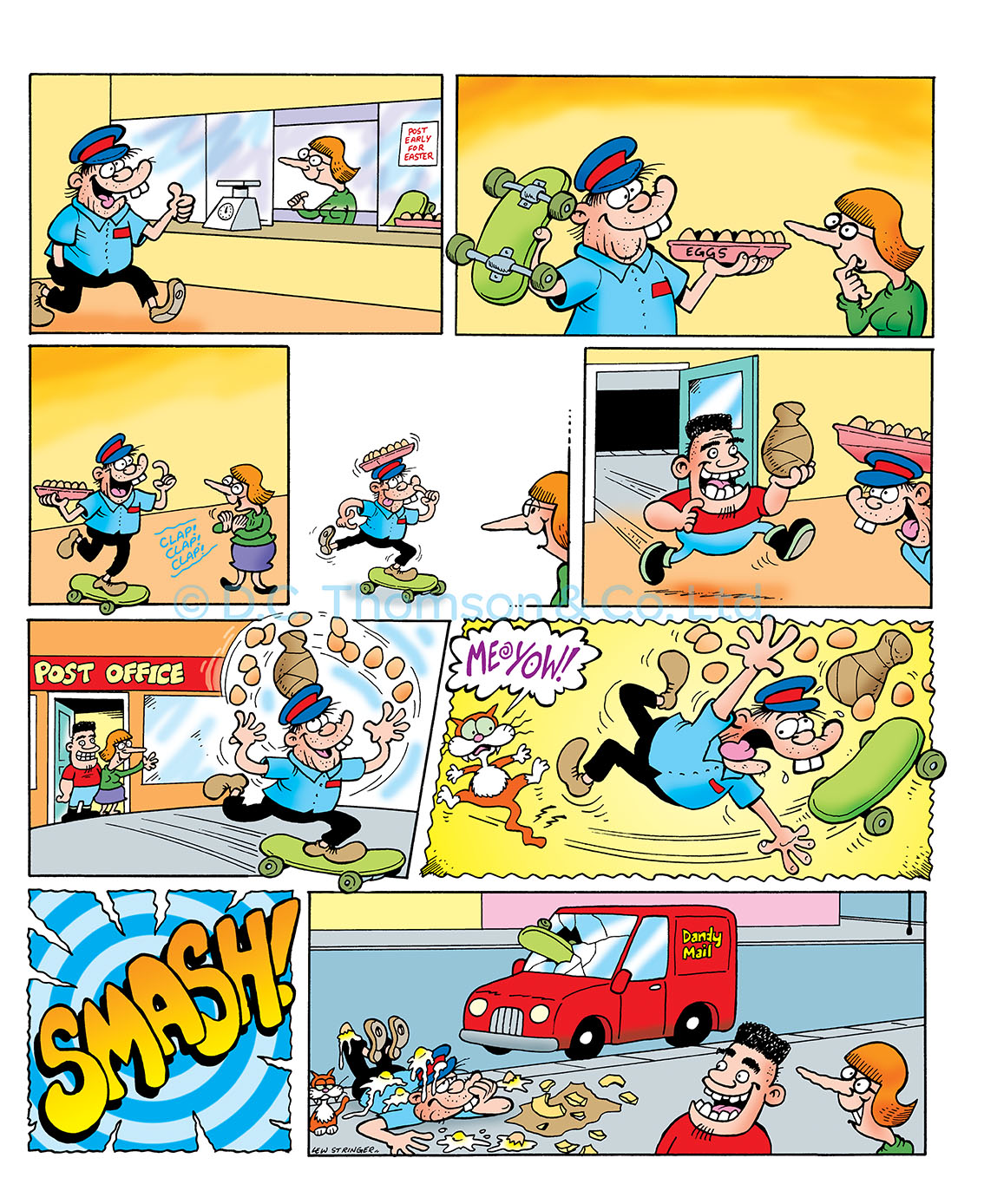 Lew Stringer Comics: Postman Prat: The origin