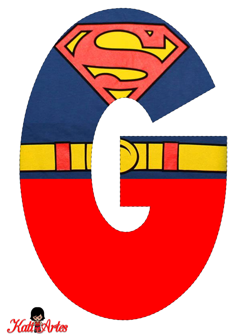 Lindo Alfabeto de Superman Gratis. - Oh my Alfabetos!