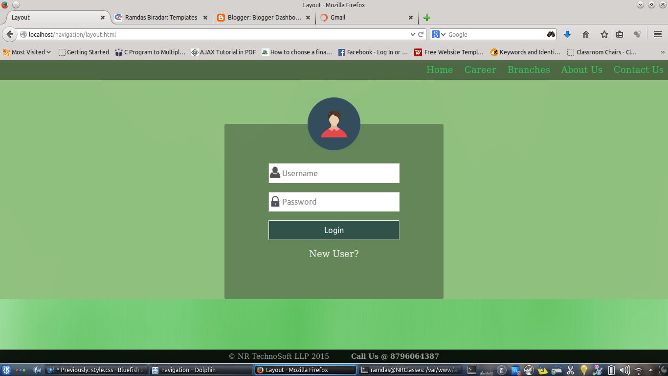 Ramdas Biradar: Templates