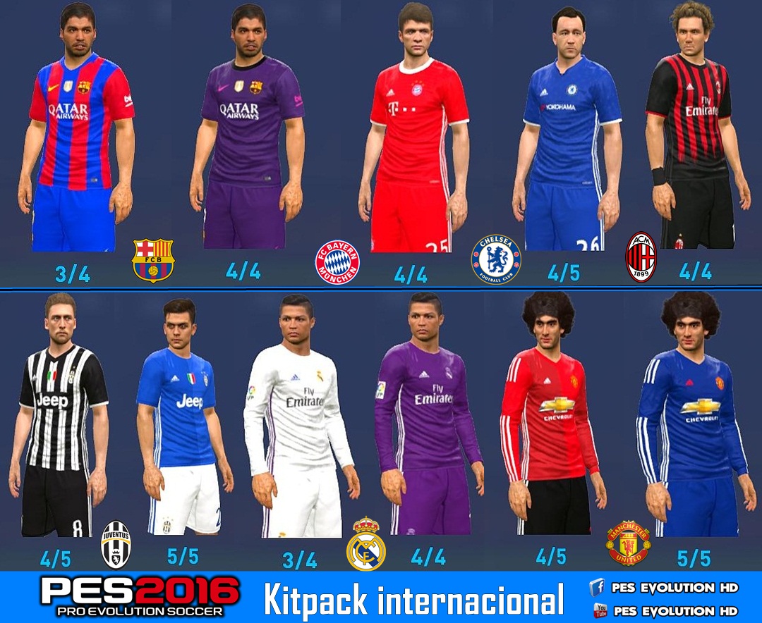 Kits - PES 2016 - Pes Evolution HD