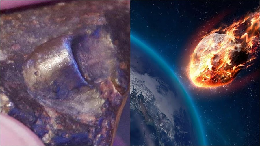 Rendellenes fémtárgyat fedeztek fel egy 4,5 milliárd éves meteorit ...