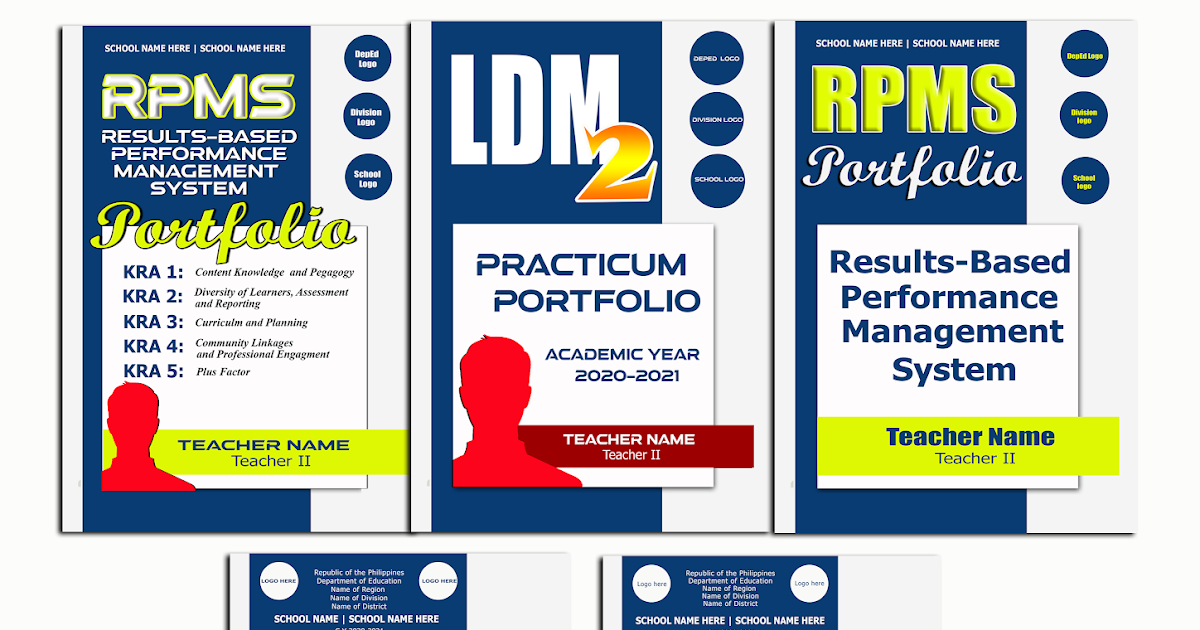 DOWNLOAD FREE EDITABLE COVER FOR RPMS | LDM 2 PORTFOLIO SY 2021-2022 ...