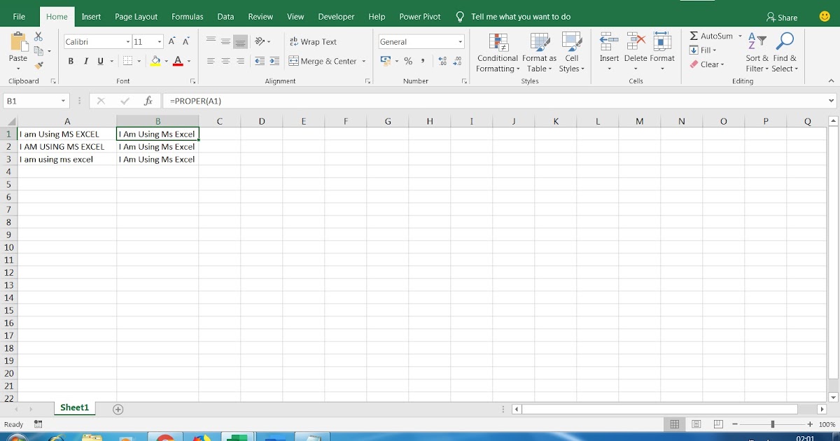 Excel Tricks: Proper function in Excel