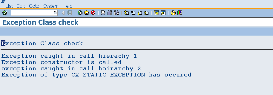 Techsap Oo Abap Exception Classes All About Using Cxstaticcheck