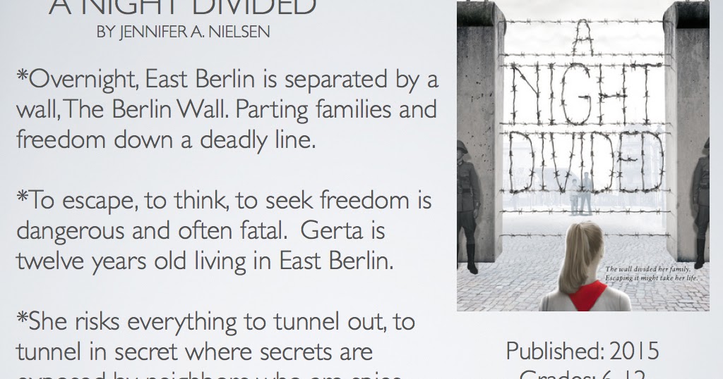 Young Adult Reading Machine: A Night Divided by Jennifer A. Nielsen