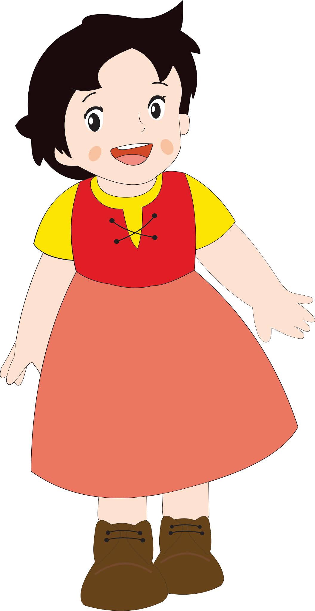 Heidi, la niña de los Alpes (Cuento)