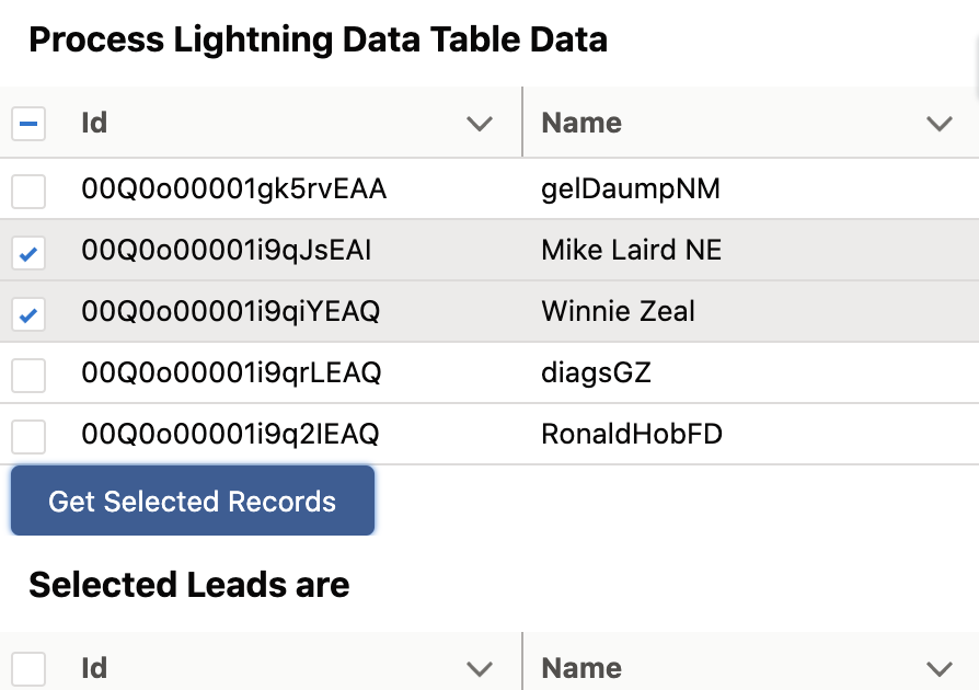 Salesforce Globe For You Salesforce Shorts How To Process Selected Rows Of Lightning Data