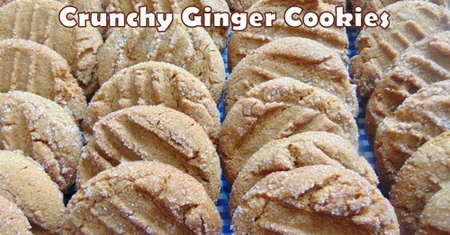 Crunchy Ginger Cookies