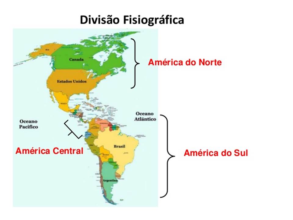Assuntos Diversos: Plano de Aula sobre o Continente Americano