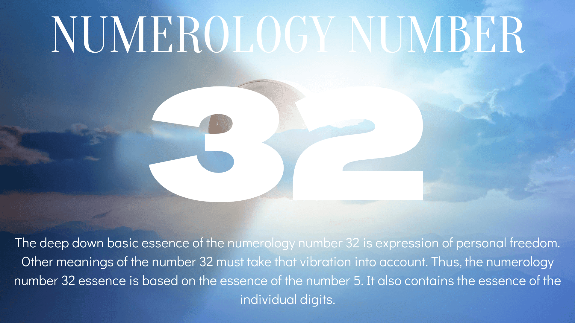 Numerology The Meaning Of Number 32