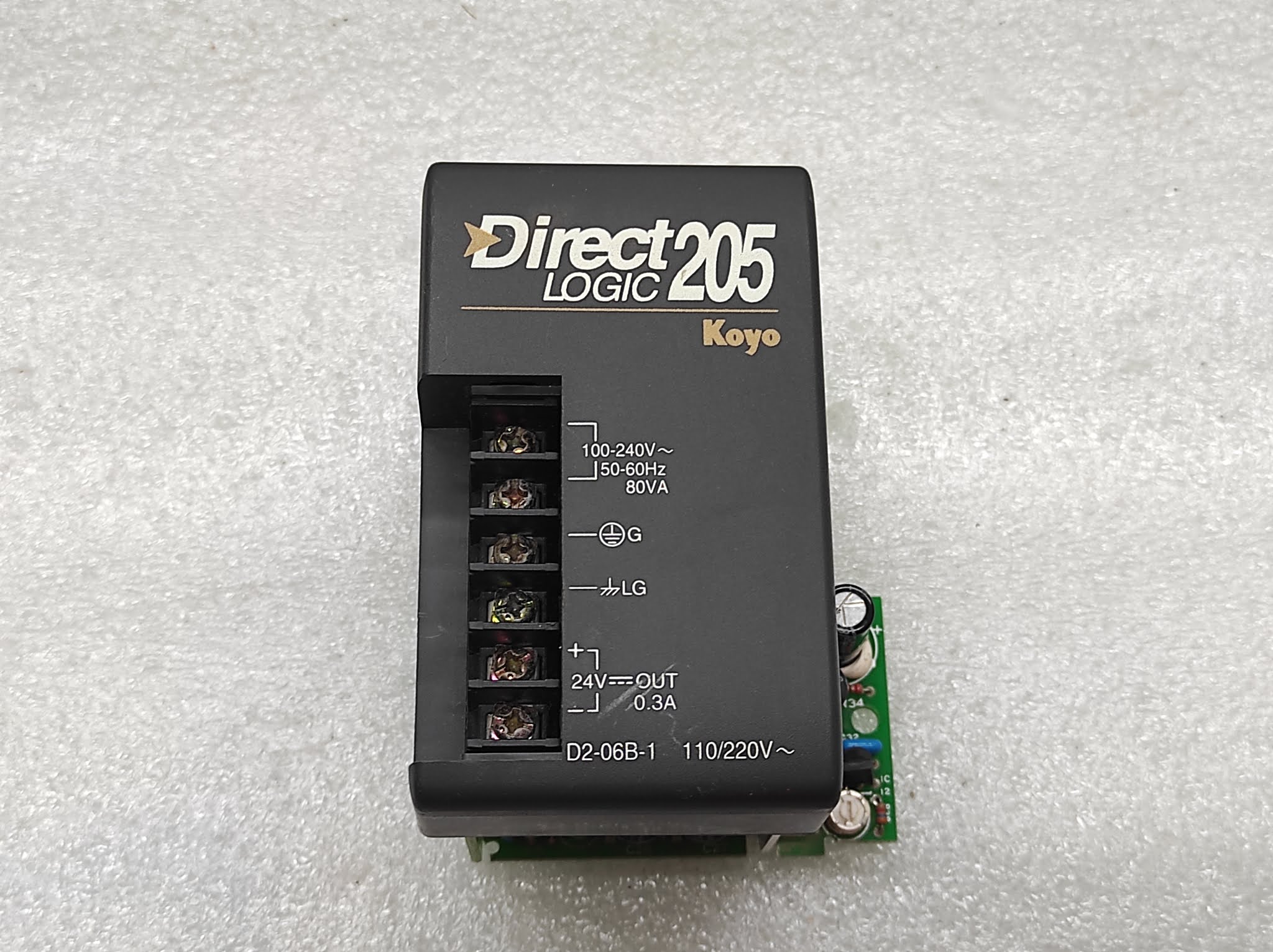KOYO DIRECT LOGIC 205 POWER SUPPLY D2-06B-1 110-220V