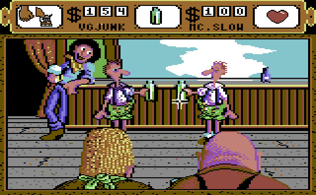 VGJUNK: WESTERN GAMES (COMMODORE 64)