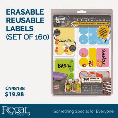 Regal Gifts Corporation: ERASABLE REUSABLE LABELS (SET OF 160) from ...