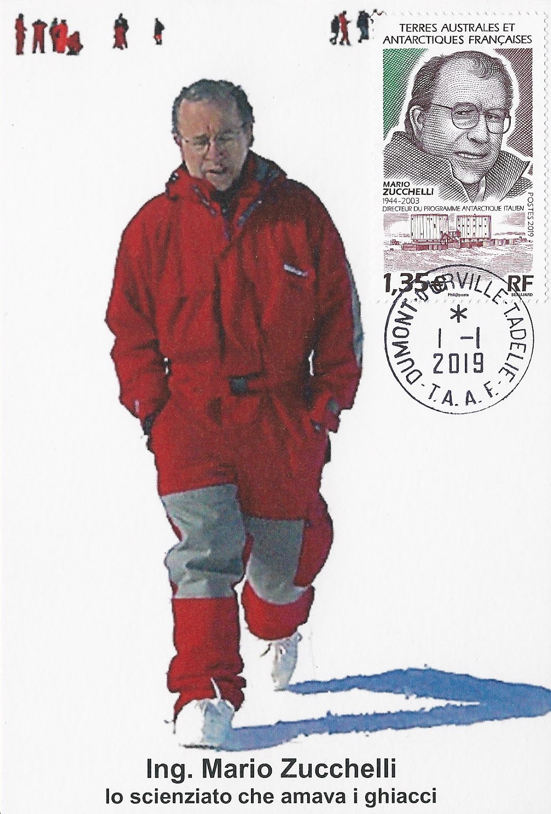 La Marcophilie Navale Envelopmer: TAAF - Concordia - MARIO ZUCCHELLI ...