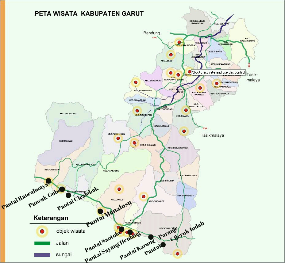 Sistem Informasi Geografis Kabupaten Garut: Pantai-pantai Indah di ...