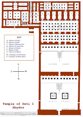 The Ancient Egypt The Temple Of Seti I At Abydos Part 3