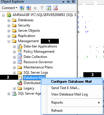 SQLCache: SQL Server Database Mail
