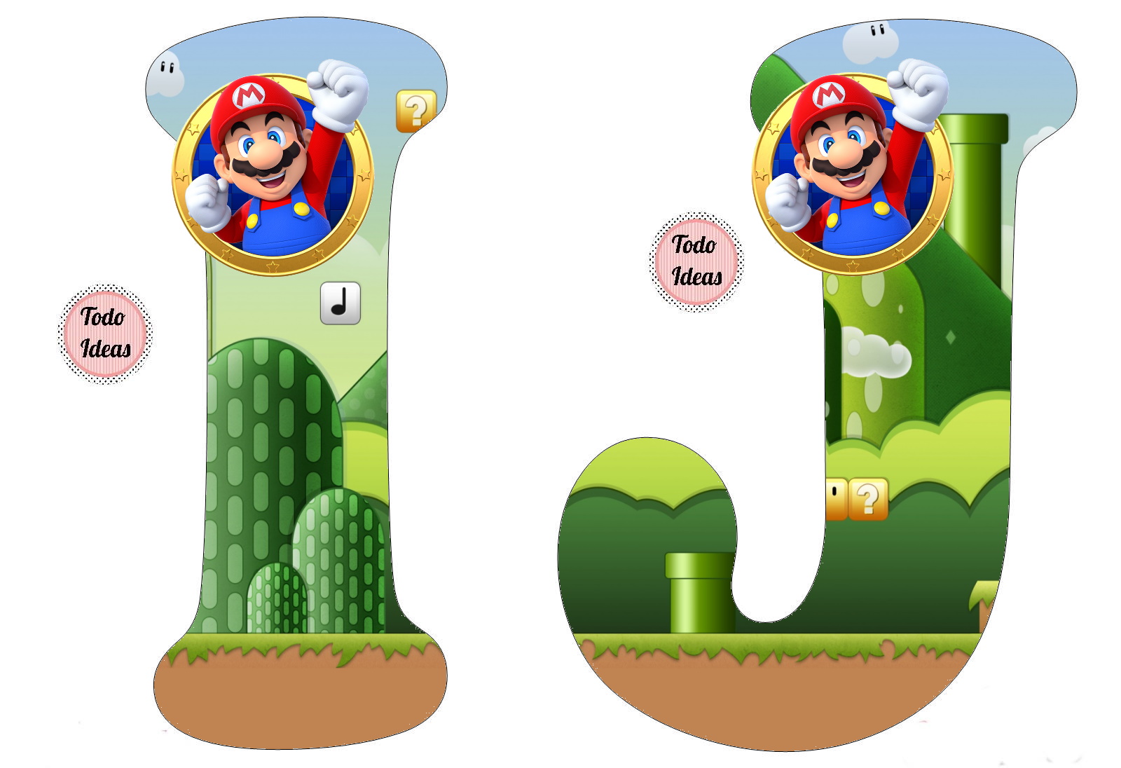 BLOG TODO IDEAS Y MAMI ES DIVERTIDA: ABECEDARIO MARIO BROS